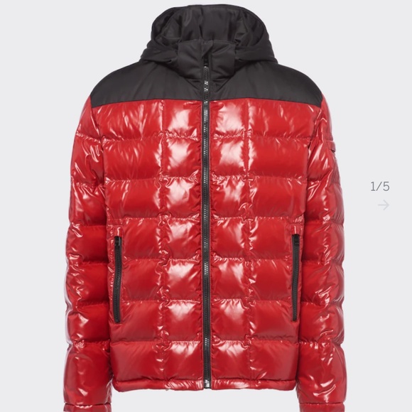 Prada | Jackets & Coats | Prada Jacket Red | Poshmark